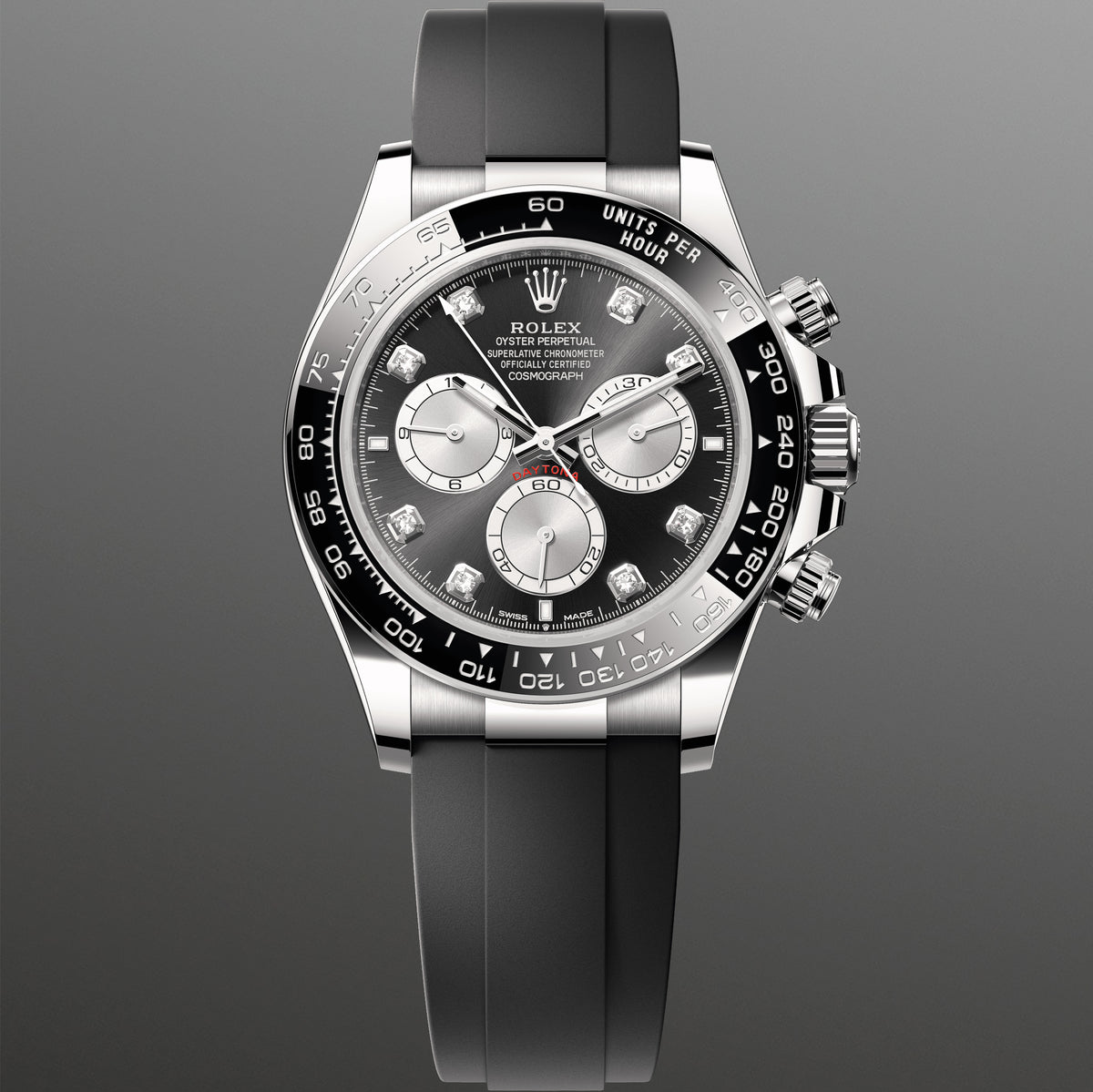 Rolex Daytona 126519LN Black Diamonds NEW 2024 OCTOBER White Gold Oyst ...
