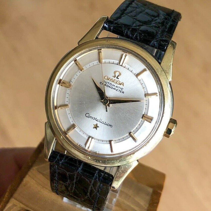 Omega Constellation 14381 Rail Track Automatic Cal. 551 c. 1959 Gold ...